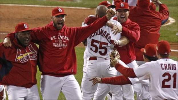World Series 2011: Cardinals beat Rangers in finale - BBC Sport