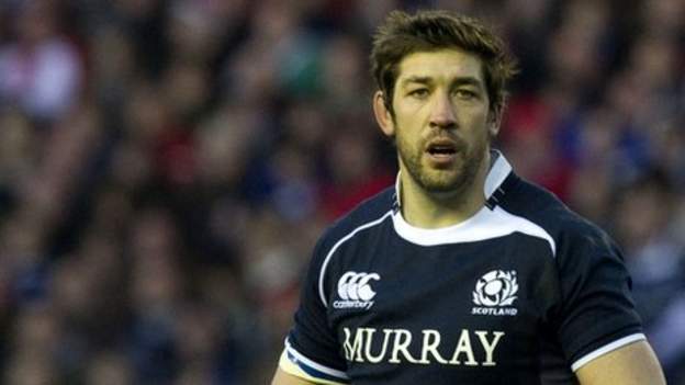 Nathan Hines calls time on Scotland career - BBC Sport
