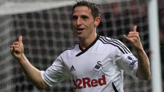 Swansea City's Joe Allen proud of 'iconic' year - BBC Sport
