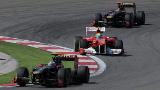 FIA ban new technical innovation developed by Lotus and Ferrari - BBC Sport