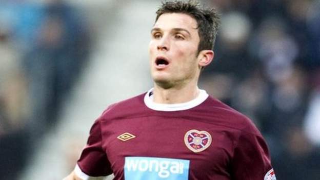 Hearts striker John Sutton poised for Central Coast Mariners loan - BBC ...