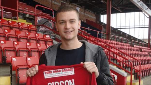 Ben Gibson joins York City on loan from Middlesbrough - BBC Sport