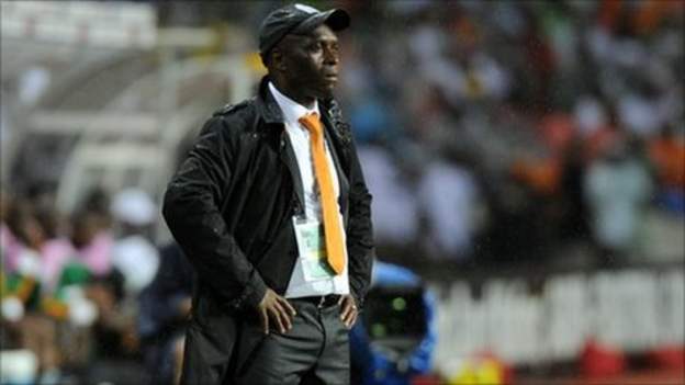 Ivorian coach Zahoui proud in defeat - BBC Sport