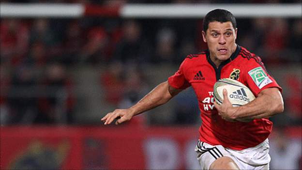 Former All Black Doug Howlett extends Munster contract - BBC Sport