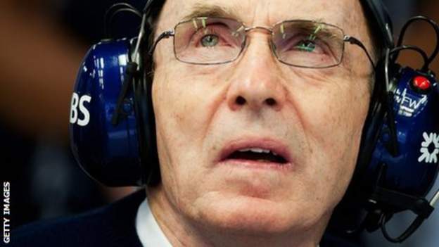 Sir Frank Williams steps down from the Williams team board - BBC Sport