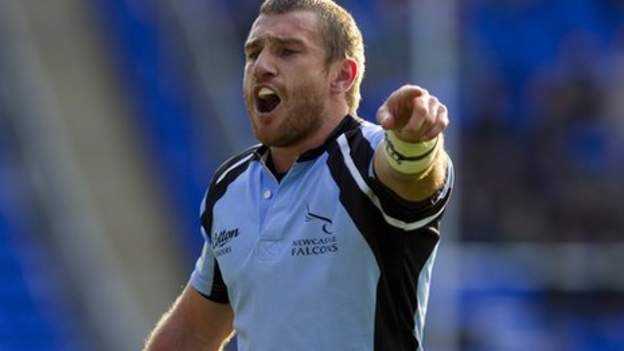 Newcastle Falcons fly-half Jeremy Manning out for the season - BBC Sport