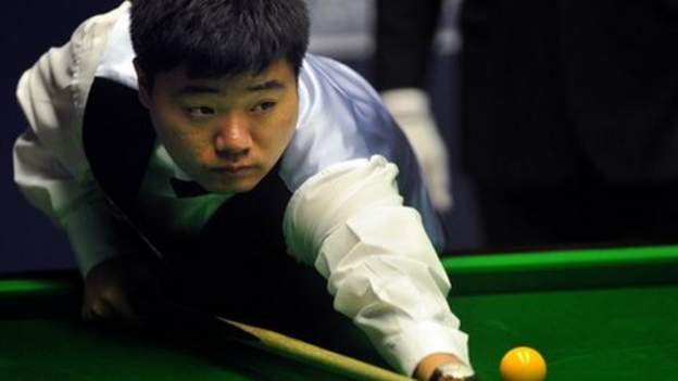 World Snooker Championship 2012: Crowd angers beaten Ding - BBC Sport