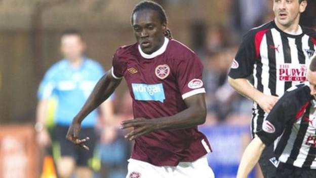 Ugandan David Obua on his way out at Hearts - BBC Sport