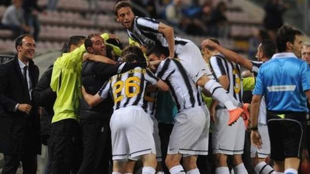 Juventus wrap up Italian Serie A championship in style - BBC Sport
