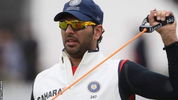 Yuvraj Singh wants return to action after cancer treatment - BBC Sport