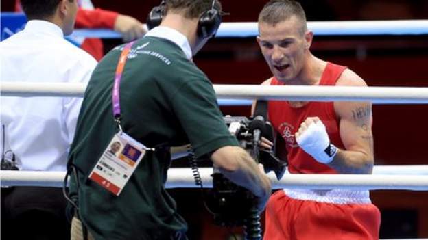 Irish boxing: John Joe Nevin secures first Irish medal - BBC Sport
