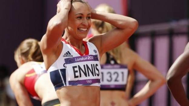 Jessica Ennis on target for Olympic heptathlon gold - BBC Sport
