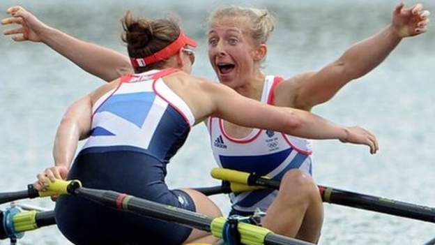 Olympics rowing: Sophie Hosking & Katherine Copeland win gold - BBC Sport