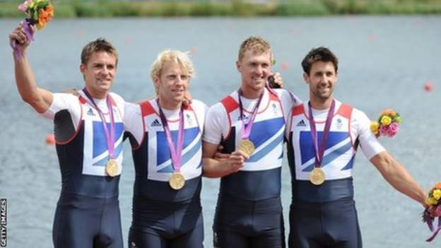 Olympics rowing: Alex Gregory revelling in gold medal - BBC Sport