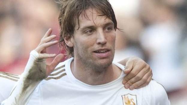 Miguel Michu hailed a 'bargain' signing for Swansea City - BBC Sport