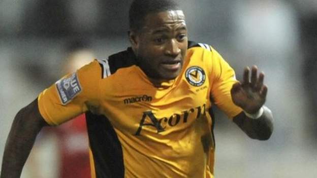 Newport striker Aaron O'Connor sidelined for a month - BBC Sport