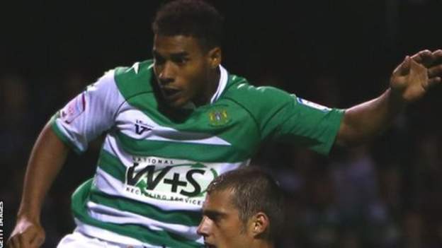 Plymouth Argyle extend Yeovil Town striker Reuben Reid's loan - BBC Sport
