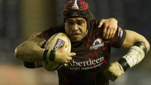Netani Talei to depart Edinburgh in the summer - BBC Sport