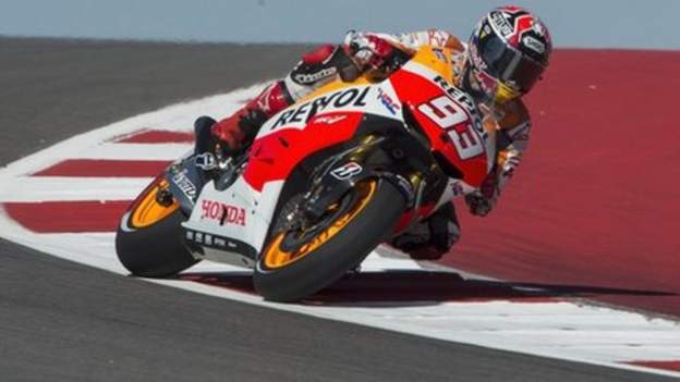MotoGP: Marc Marquez claims historic win in Texas - BBC Sport