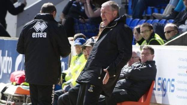 Terry Butcher proud of young Inverness team despite defeat - BBC Sport