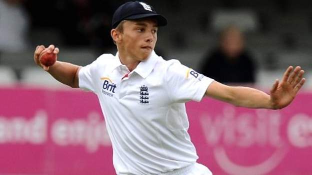 Ashes warm-up: Schoolboy Aaron Beard, 15, enjoys England chance - BBC Sport