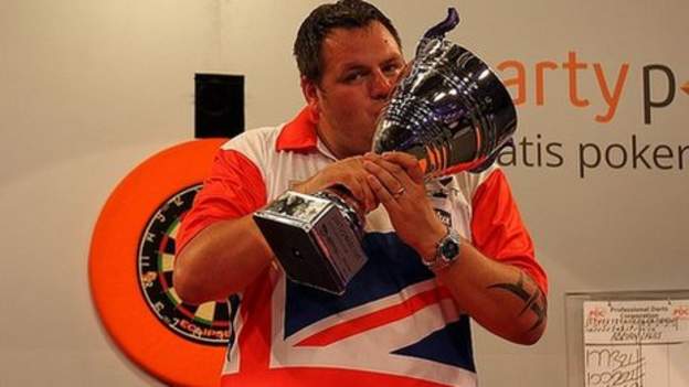 Adrian Lewis wins European Darts Championship in Germany - BBC Sport