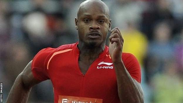 Asafa Powell vows to return after positive drugs test - BBC Sport