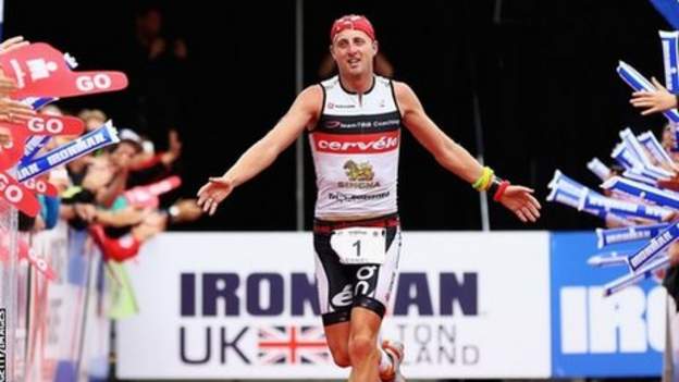 UK Ironman: Halksworth defends title in Bolton - BBC Sport