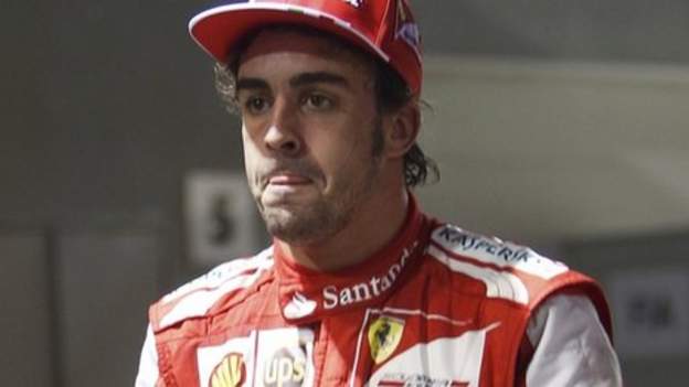 Fernando Alonso 'sad' with seventh in Singapore GP - BBC Sport