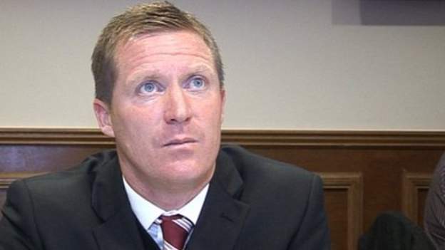 Gary Locke rues lapse in Hearts defending - BBC Sport