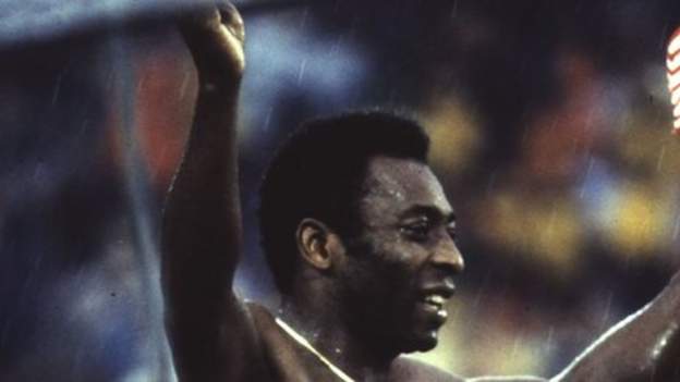 Archive: Brazil legend Pele retires from professional football - BBC Sport
