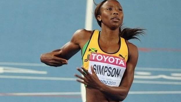 Sherone Simpson: Jamaican sprinter given 18-month drug ban - BBC Sport