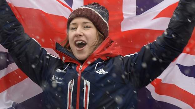 Lizzy Yarnold wins skeleton World Cup title with Rudman third - BBC Sport