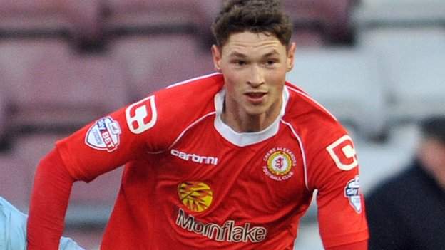 George Evans: Man City teenager extends loan at Crewe Alexandra - BBC Sport
