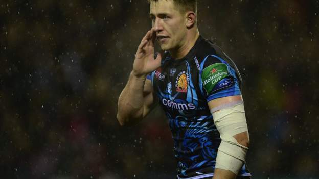 Sam Hill: Exeter Chiefs centre agrees new two-year deal - BBC Sport