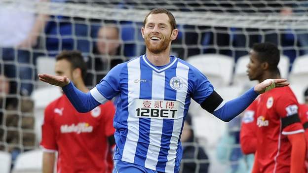Chris McCann: Wigan midfielder out with fractured knee cap - BBC Sport