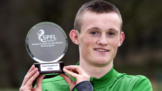 Celtic's Liam Henderson wins March young player award - BBC Sport