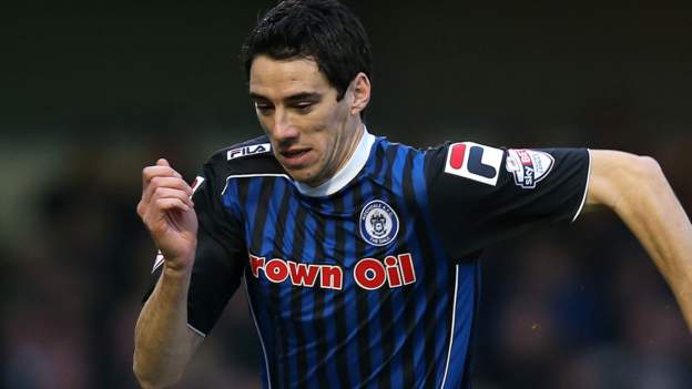 Rochdale midfielder Peter Vincenti relieved at injury extent - BBC Sport