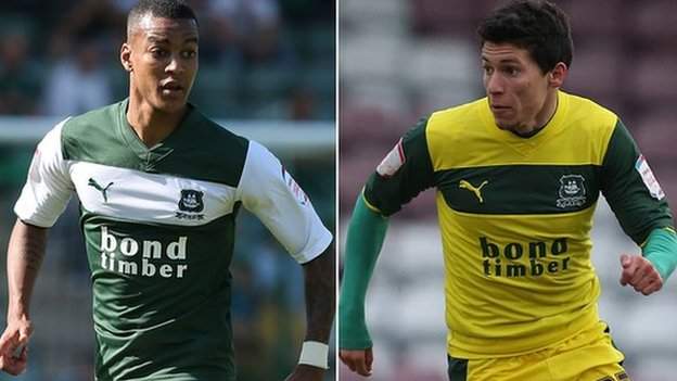 Plymouth Argyle: Durrell Berry and Andres Gurrieri released - BBC Sport