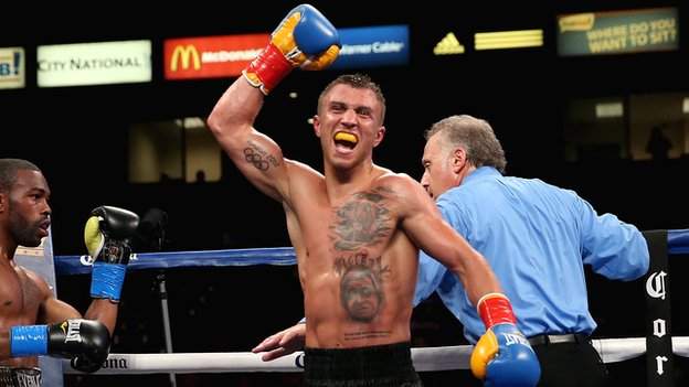 Vasyl Lomachenko wins world title in third pro fight - BBC Sport