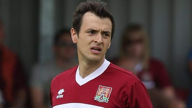 Northampton Town: Alex Nicholls in emotional return - BBC Sport