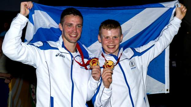 Flynn & Taylor's boxing golds take Scotland past 50-medal mark - BBC Sport