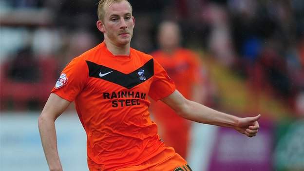 Scunthorpe United's David Syers out for the season - BBC Sport