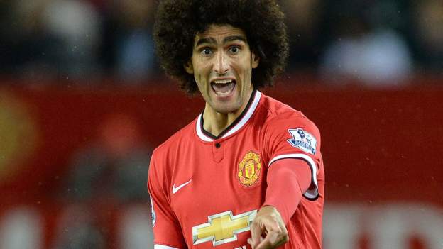 Marouane Fellaini and Ander Herrera face injury scans - BBC Sport
