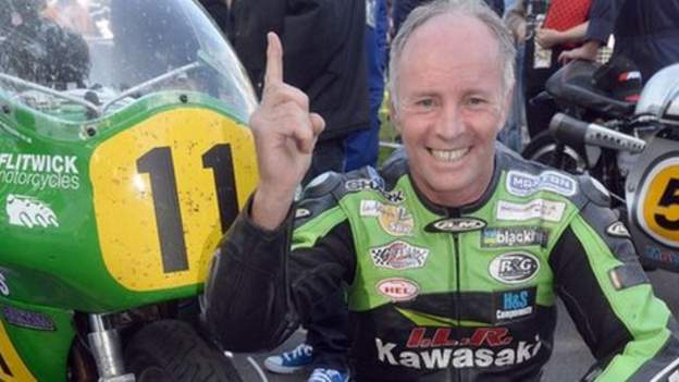 Isle of Man Classic TT: Ian Lougher triumphs in 500cc race - BBC Sport