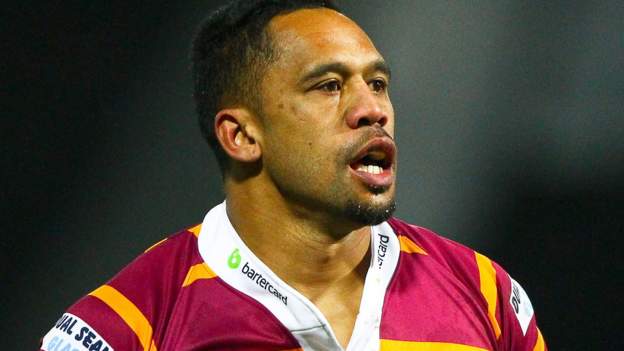 David Faiumu leaves Huddersfield Giants after play-off loss - BBC Sport