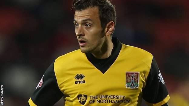 Alex Nicholls to return to Northampton from Exeter City loan - BBC Sport
