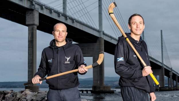 Shinty: Gary Innes hangs up his caman for Scotland - BBC Sport