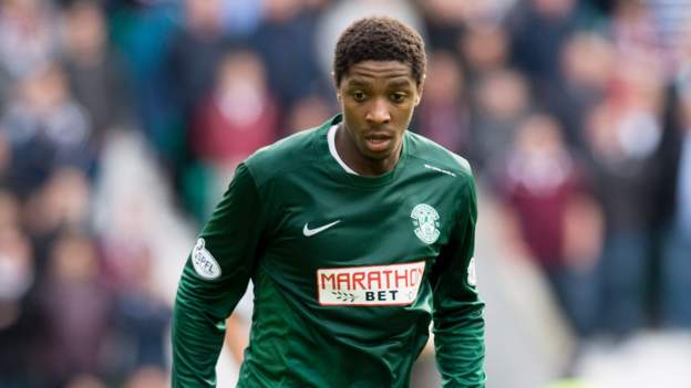 Hibernian: Dominique Malonga relishing international call-up - BBC Sport