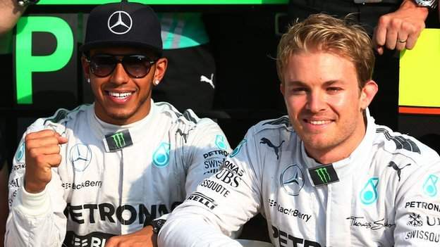 Lewis Hamilton says Nico Rosberg relationship 'back to normal' - BBC Sport